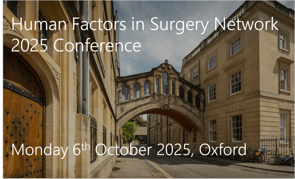 Human Factors in Surgery Network – Dedicated to advancing the ...